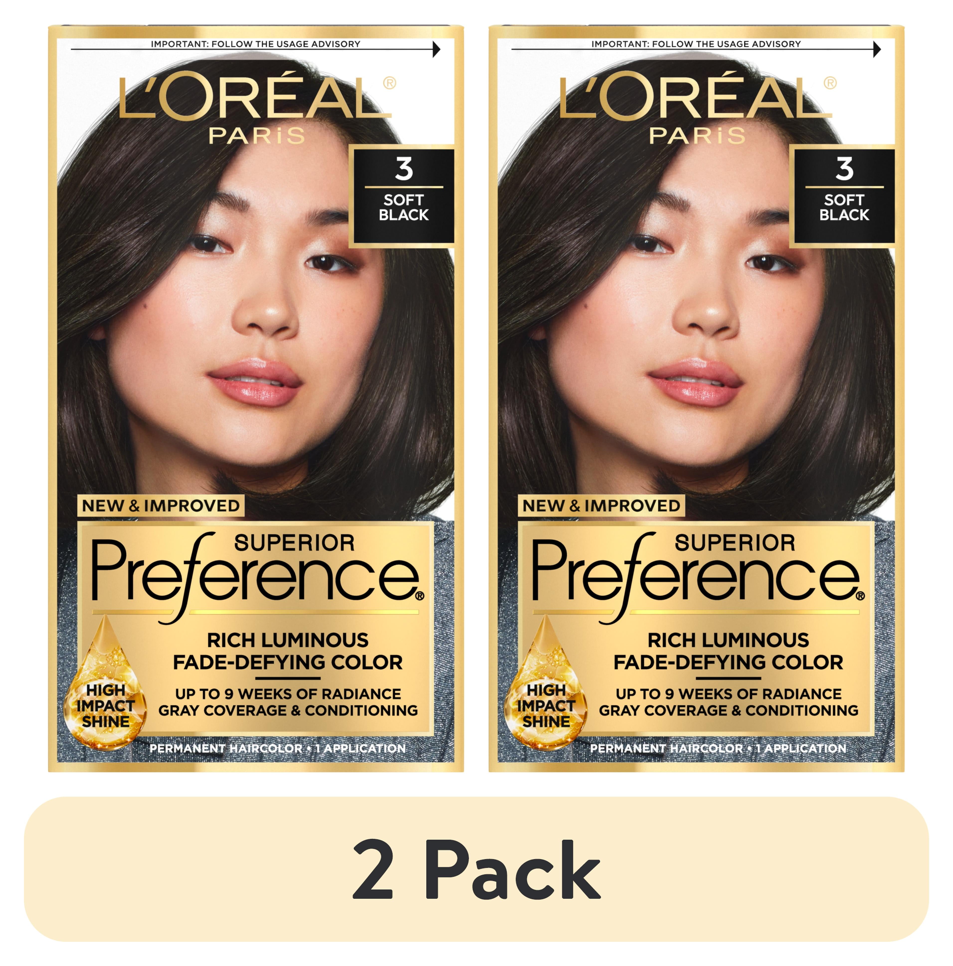 (2 pack) L'Oreal Paris Superior Preference Luminous Fade-Defying ...
