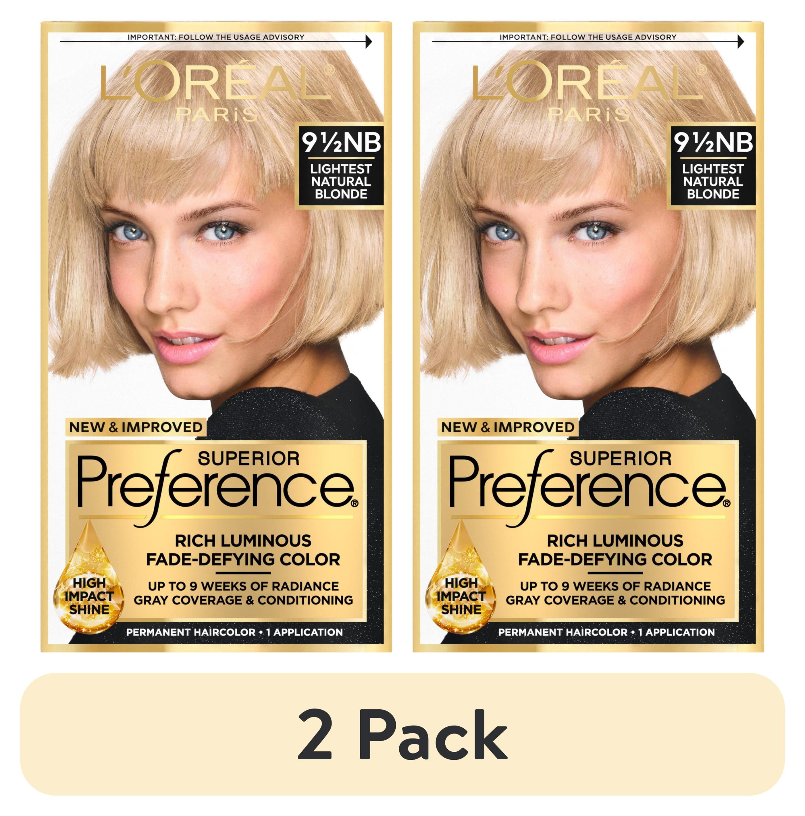 (2 pack) L'Oreal Paris Superior Preference Permanent Hair Color, Fade ...