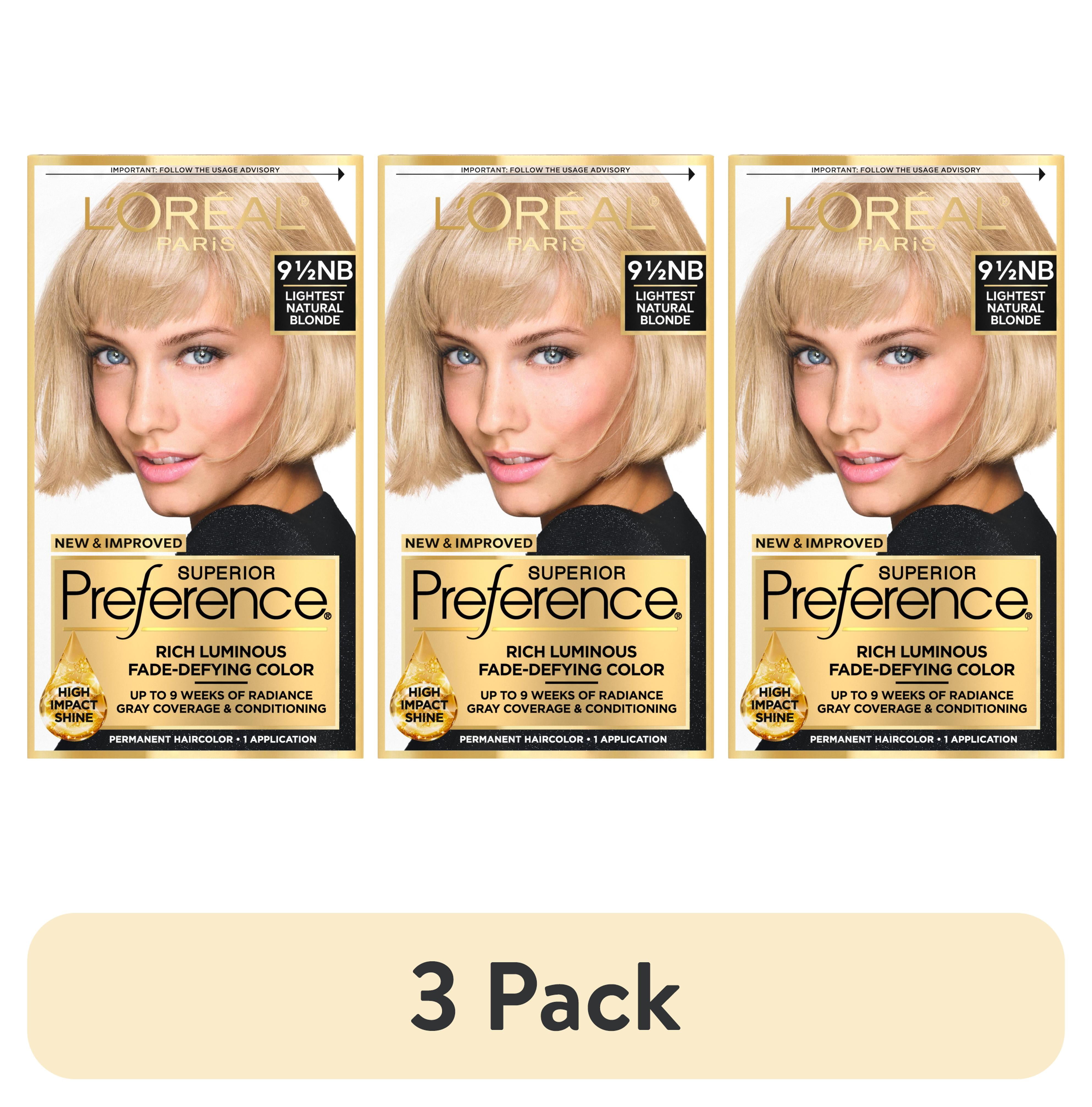 (3 pack) L'Oreal Paris Superior Preference Permanent Hair Color, Fade ...