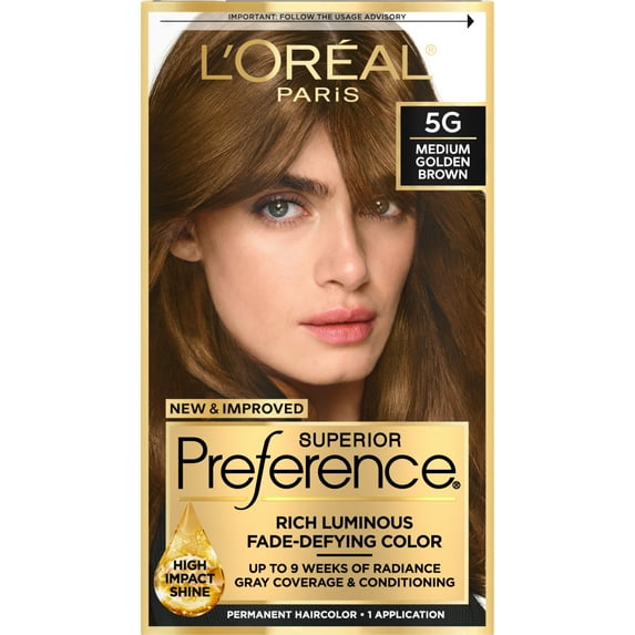 L'Oreal Paris Superior Preference Permanent Hair Color, Fade-Defying ...