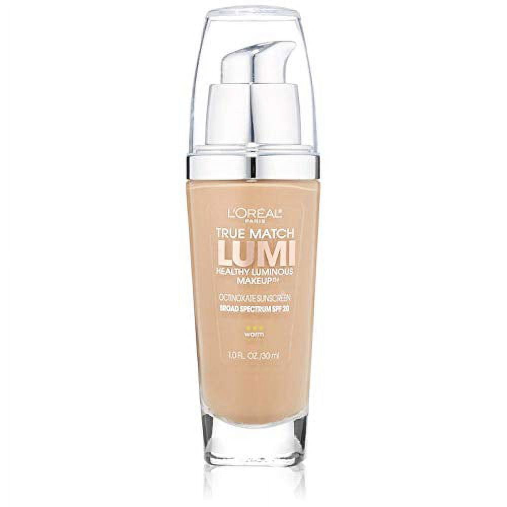 L'Oreal Paris True Match Lumi Healthy Luminous Makeup, W6 Sun Beige, 1 ...