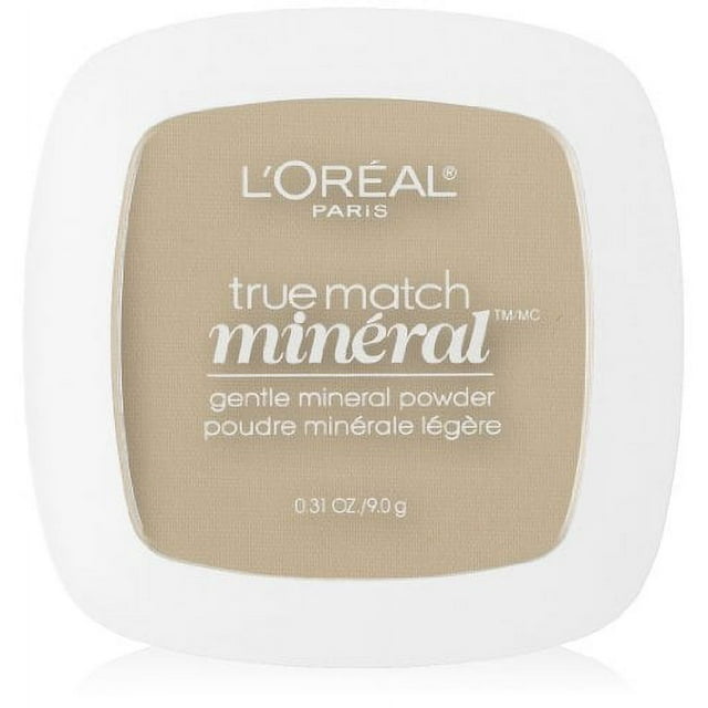 L'Oreal Paris True Match Mineral Pressed Powder, Light Ivory - Walmart.com