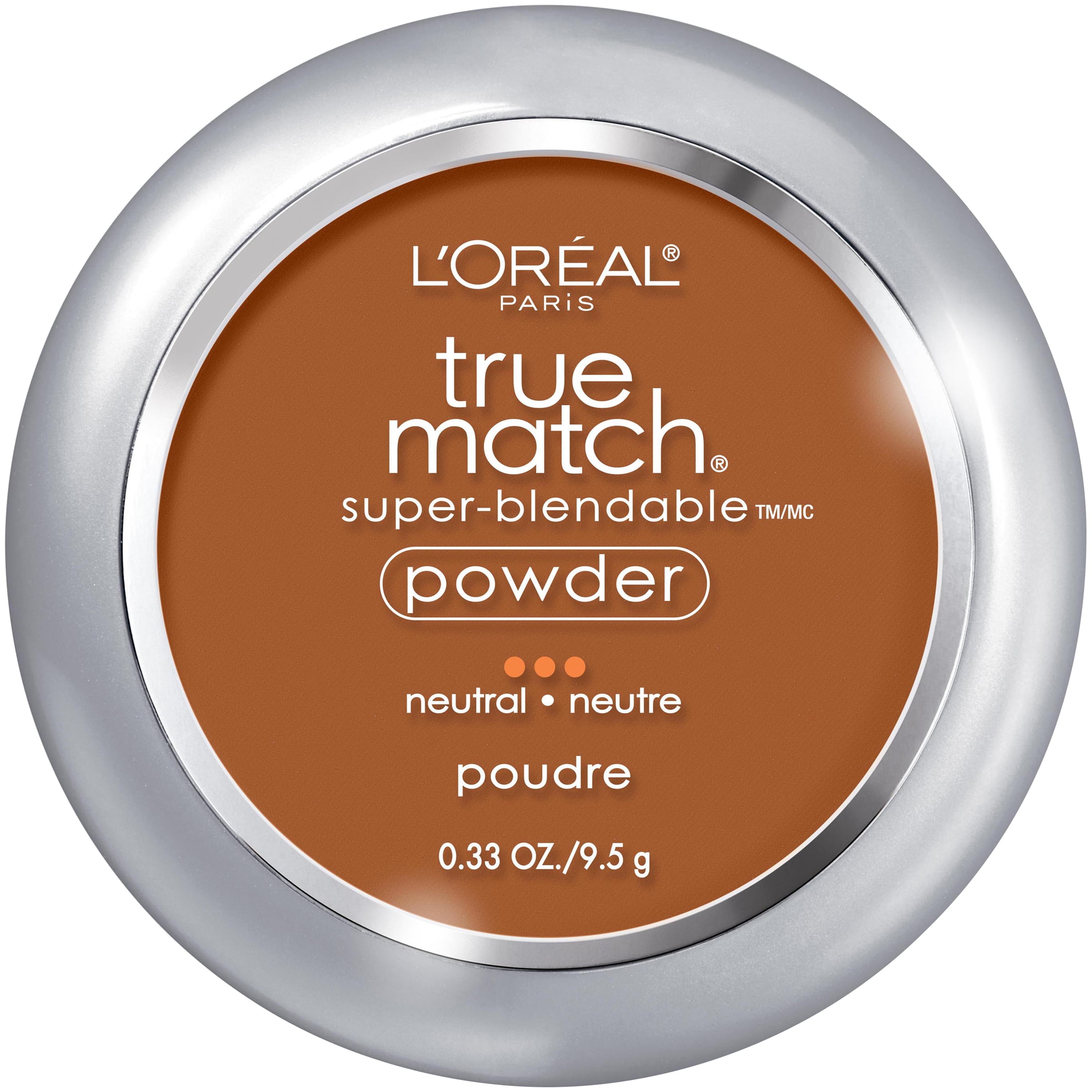 L'Oreal Paris True Match Pressed Makeup Powder, Mahogany, 0.33 oz ...
