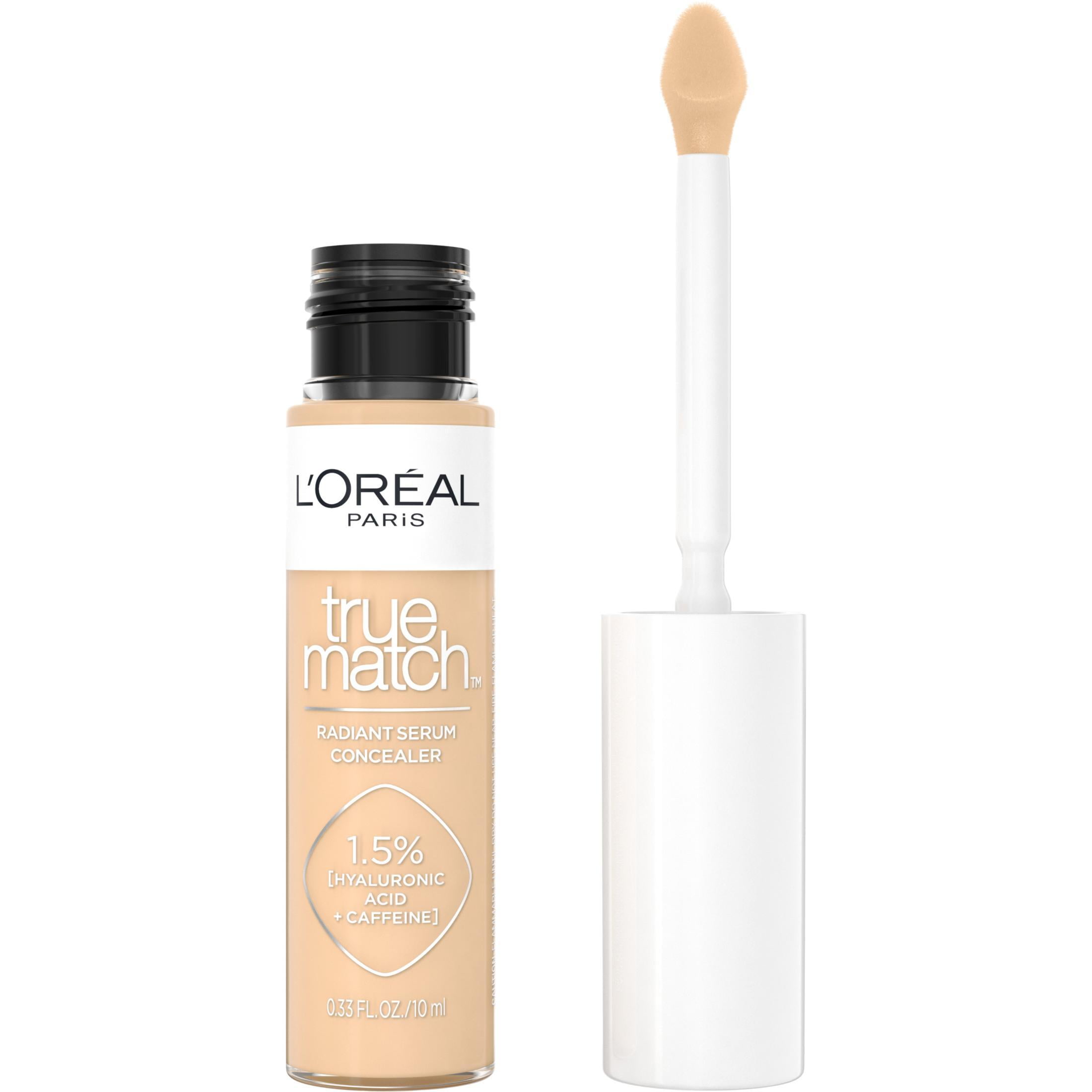 L'Oreal Paris True Match Radiant Serum Concealer, W4, 0.33 fl oz ...