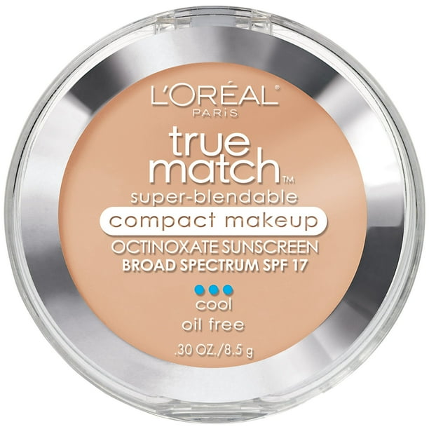 L'Oreal Paris True Match Super-Blendable Compact Makeup, Creamy Natural ...