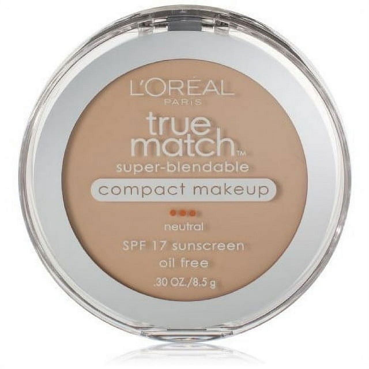L'Oreal Paris True Match, SPF 17 Sunscreen, Neutral Soft Ivory N1 ...