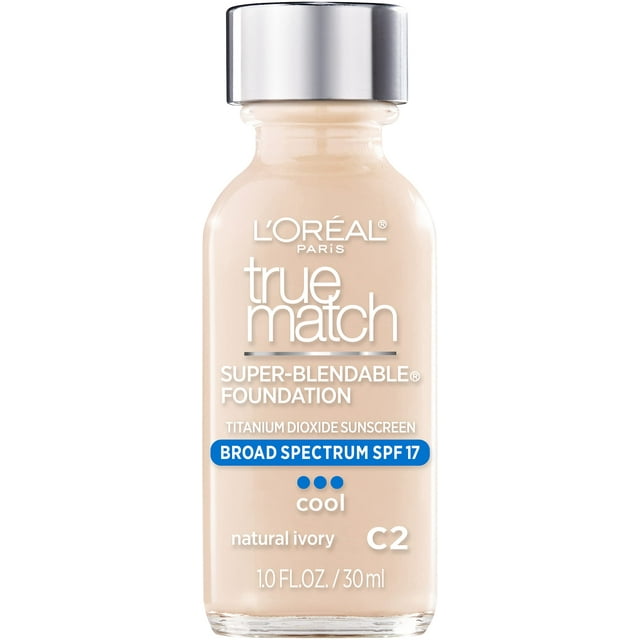L'Oreal Paris True Match Super-Blendable Liquid Foundation - Natural ...