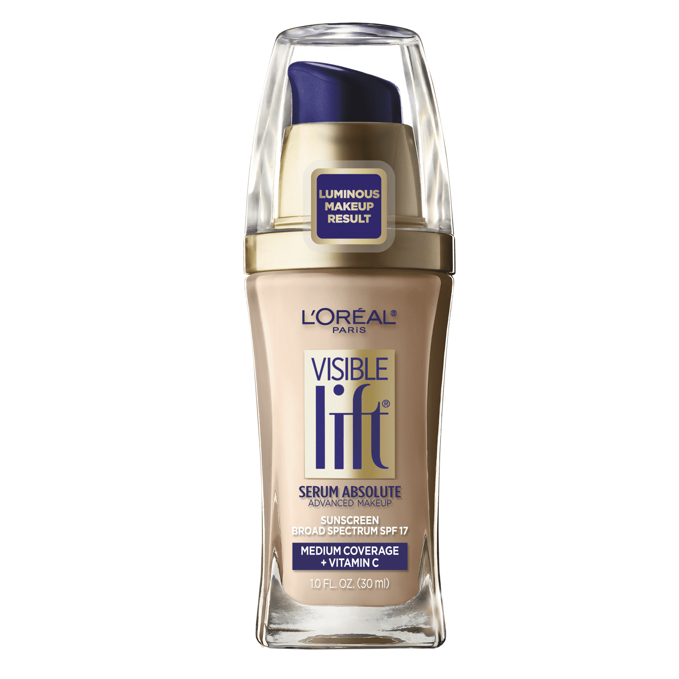 L'Oreal Paris Visible Lift Serum Absolute Foundation Makeup, SPF 17 ...