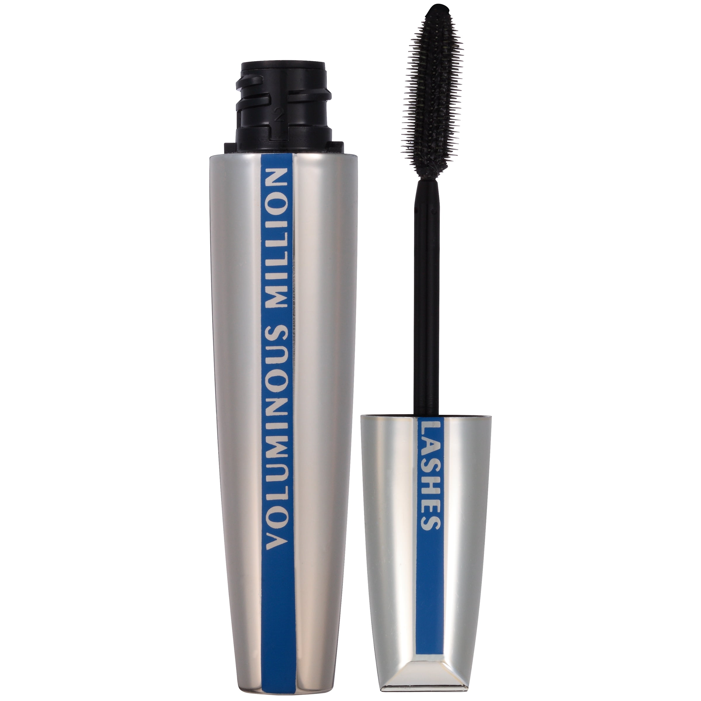 L'Oreal Paris Voluminous Million Lashes Waterproof Mascara, Blackest ...