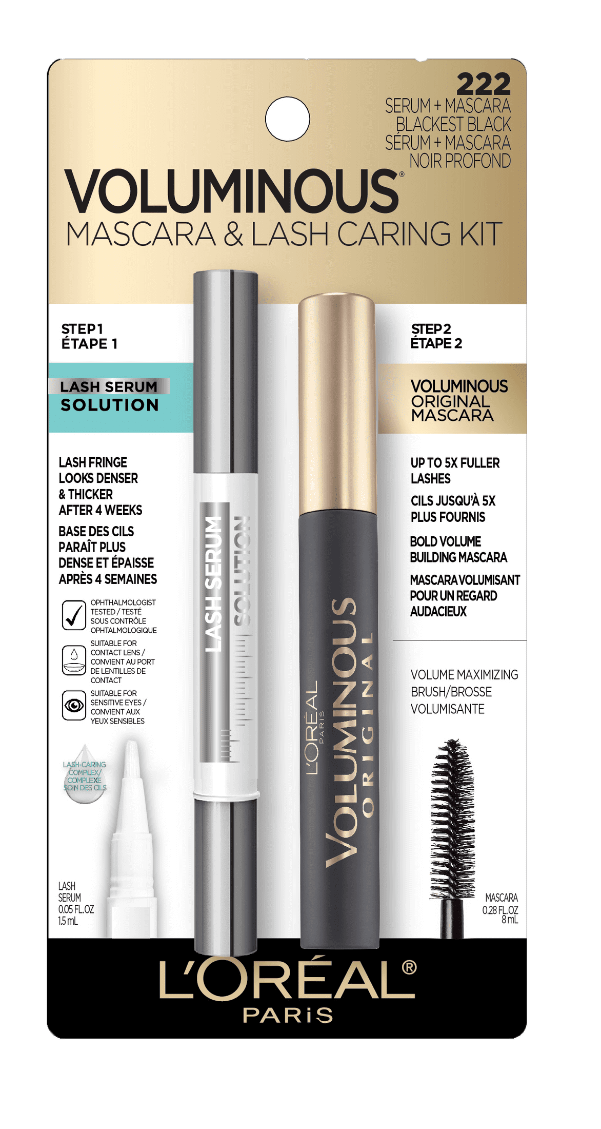L'Oreal Paris Voluminous Original Mascara And Lash Caring Kit - Walmart.com
