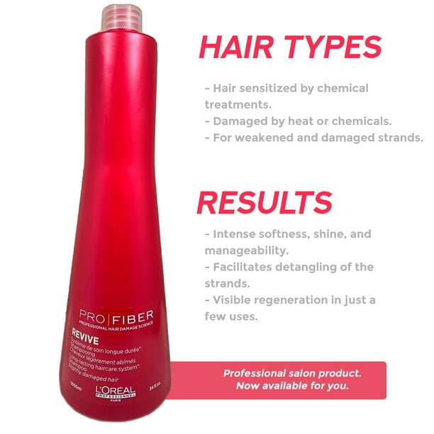 L'Oreal Professional Pro Fiber REVIVE shampoo 34 fl oz - Walmart ...