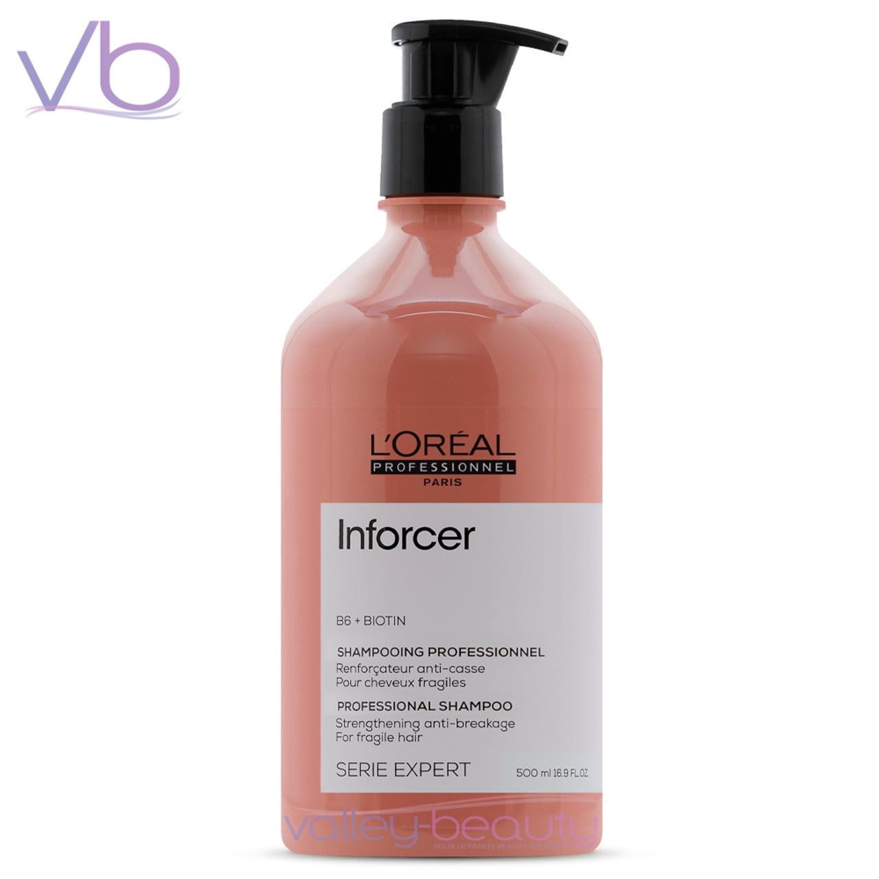 L'Oreal Pro Inforcer Shampoo | Biotin for Weak & Damaged Hair ...