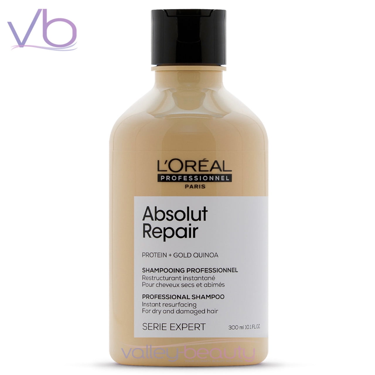 L'Oreal Paris Serie Expert Absolut Repair Protein + Gold Quinoa Shampoo ...
