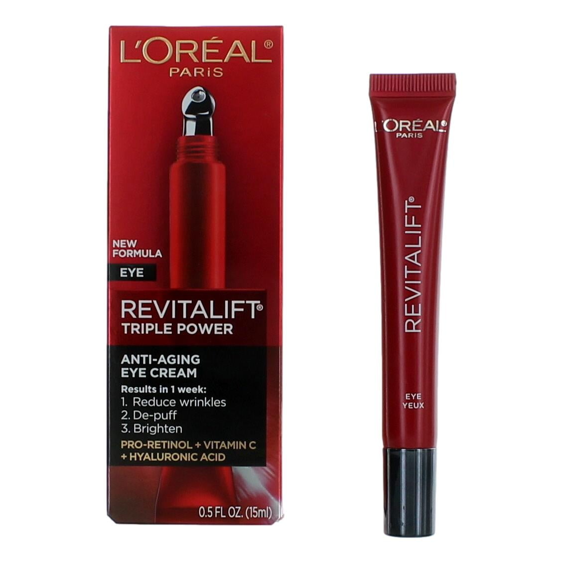 L'Oreal Revitalift Triple Power by L'Oreal, .5 oz Anti-Aging Eye Cream ...