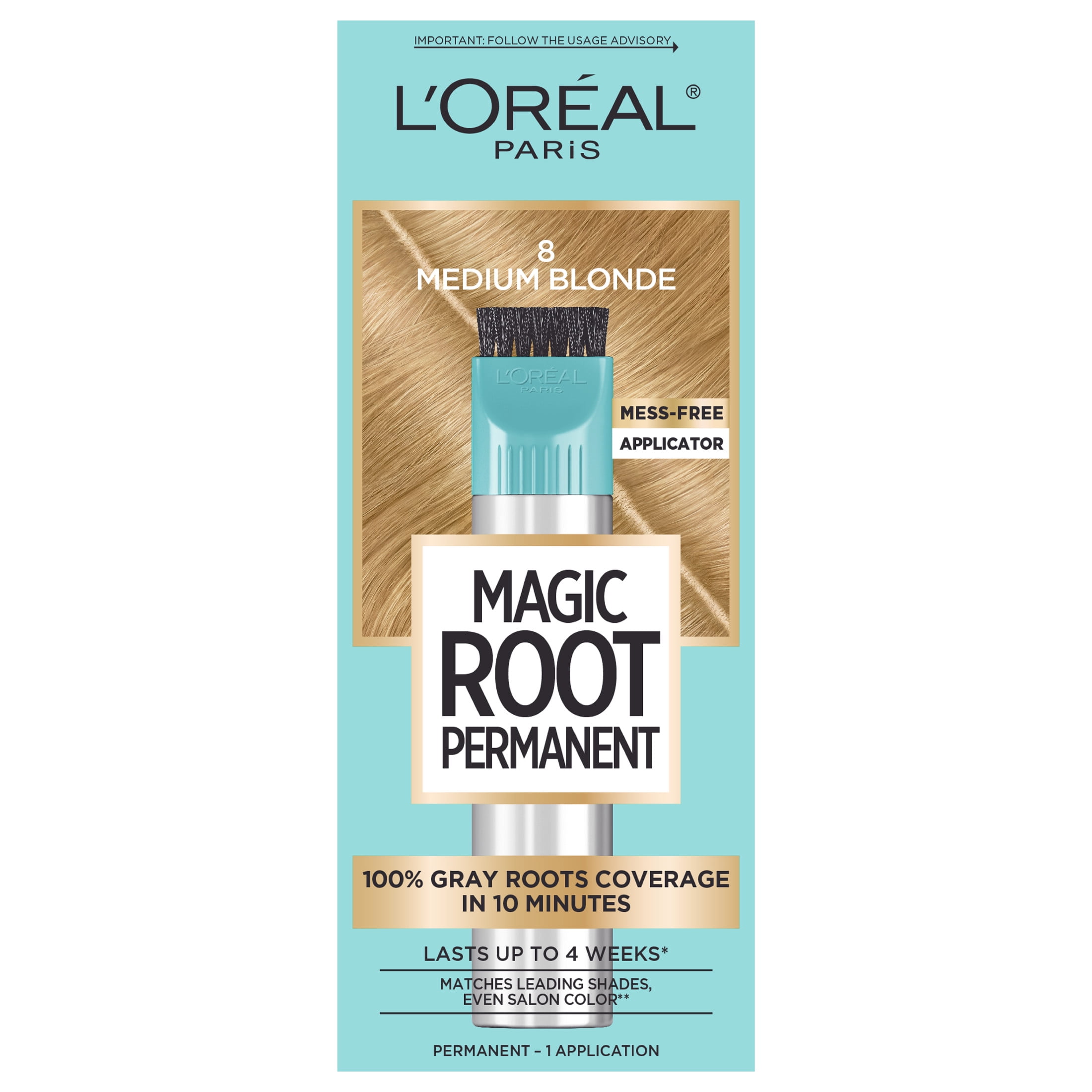 L'Oreal Paris Magic Root Rescue 10 Minute Root Hair Color, Light Blonde ...