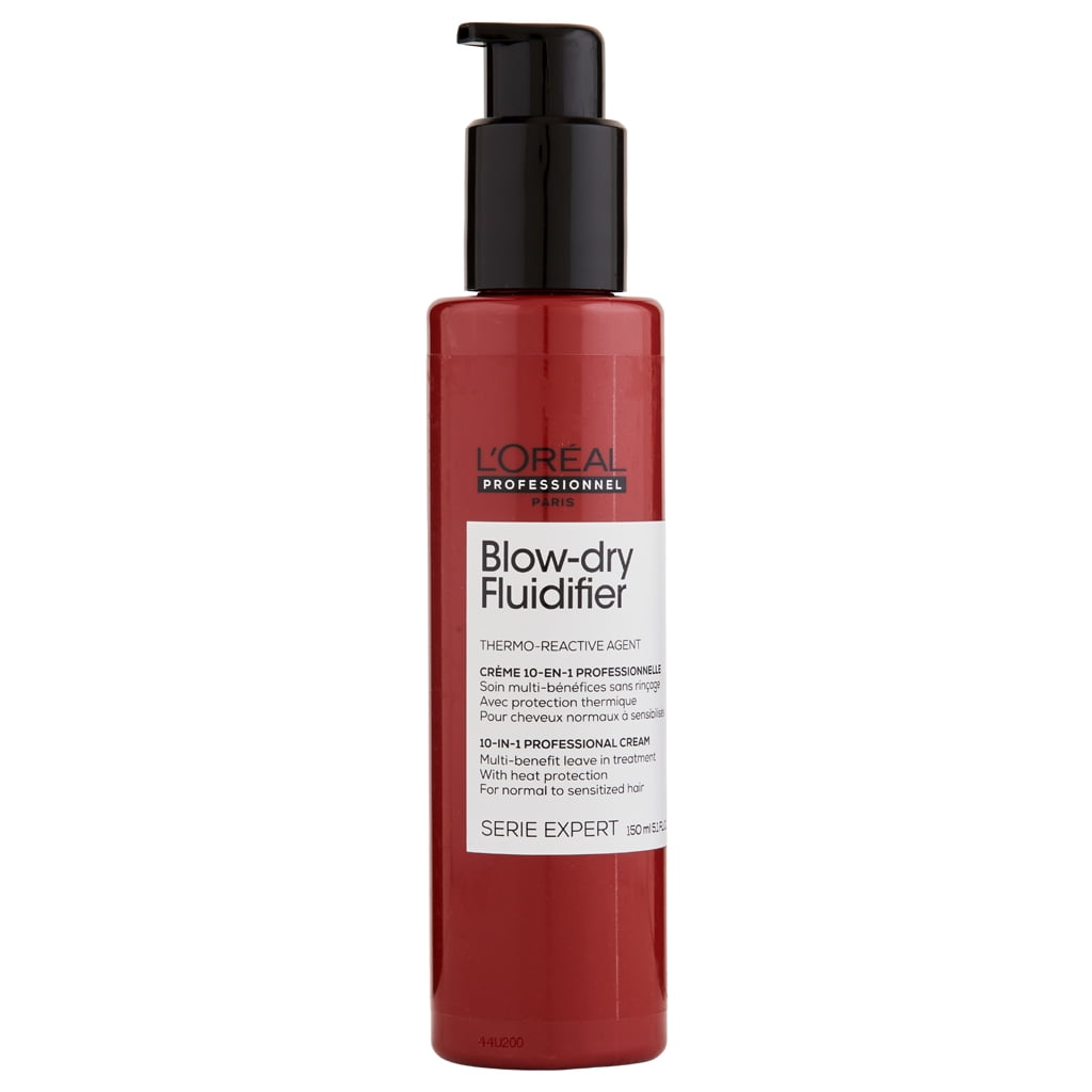 L'Oreal Paris Blow-Dry Fluidifier, Leave-In Treatment & Reshapable Heat ...
