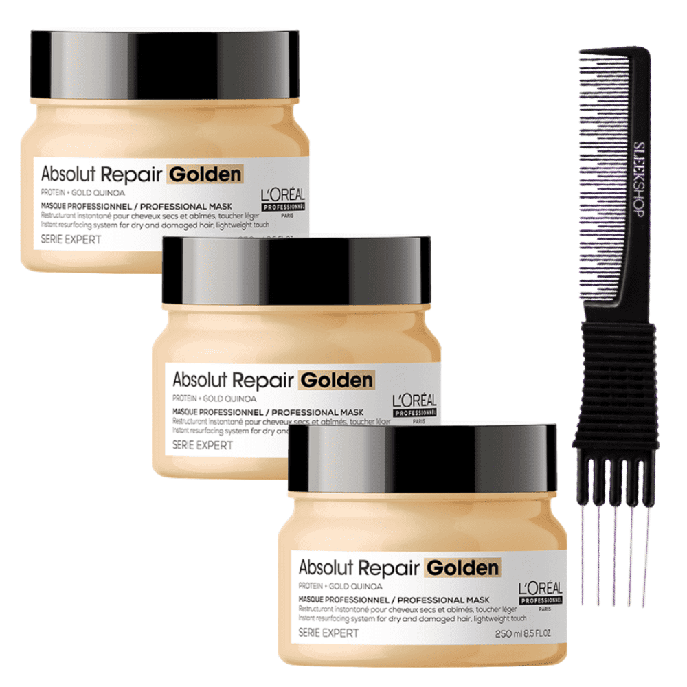 L'Oreal SerieExpert Gold Quinoa+Protein Absolut Repair Golden Masque (8 ...