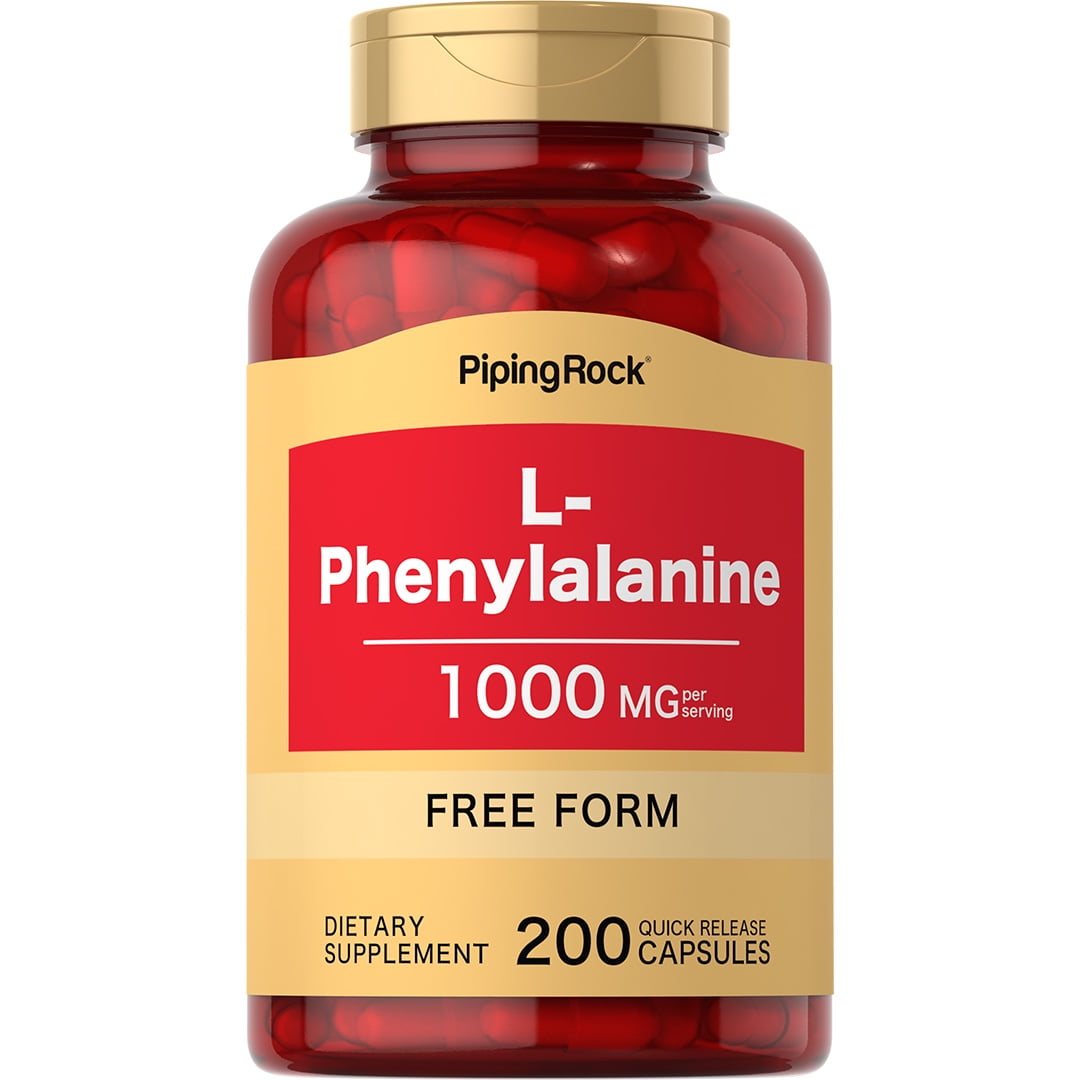 L-Phenylalanine 1000 mg (per serving) | 200 Quick Release Capsules for ...