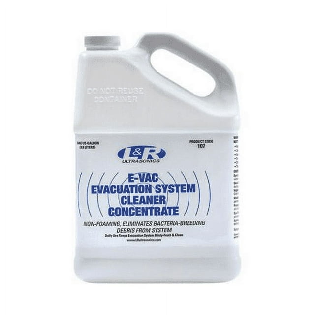 L&R 107 E-VAC Evacuation System Cleaner Concentrate Solution 1 Gallon ...
