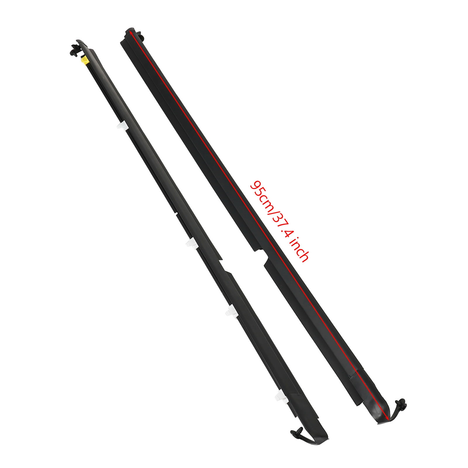 L+R Door Glass Window Weatherstrip Seals Set NA01-58-810F For Miata ...