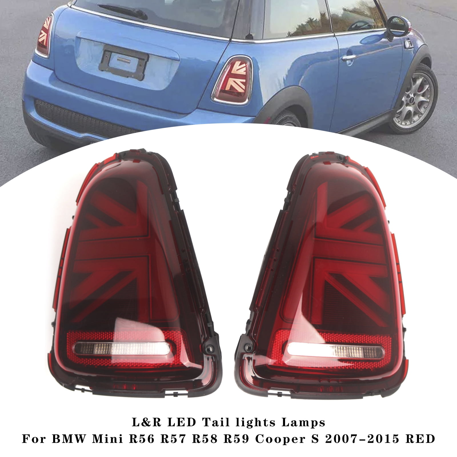 L&R LED Tail lights Lamps For BMW Mini R56 R57 R58 R59 Cooper S 2007 ...