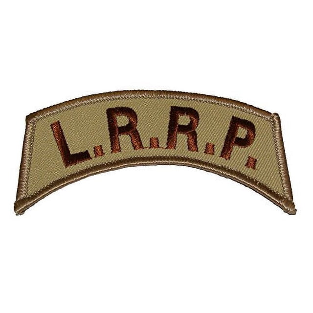 L.R.R.P. Long Range Recon Patrol TAB DESERT ROCKER PATCH - Brown/Beige ...