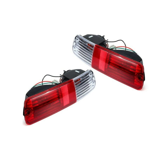L&R Rear Tail Bumper Fog Light For Mitsubishi Pajero MONTERO Shogun V73 ...