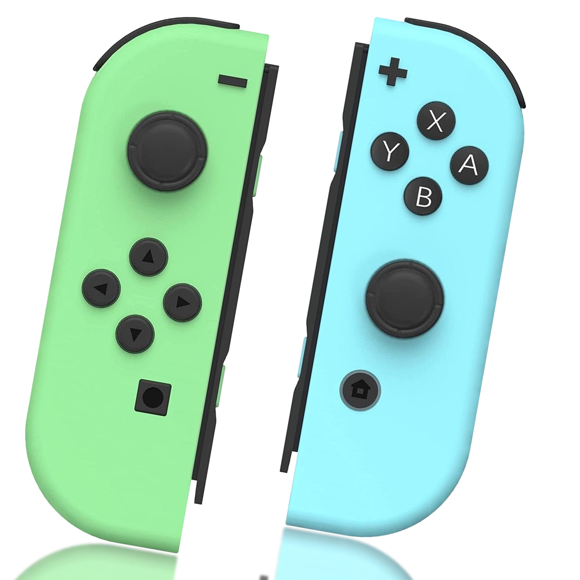 SYJUPY Switch Controller for Nintendo Switch/Oled, Light Green and Blue ...
