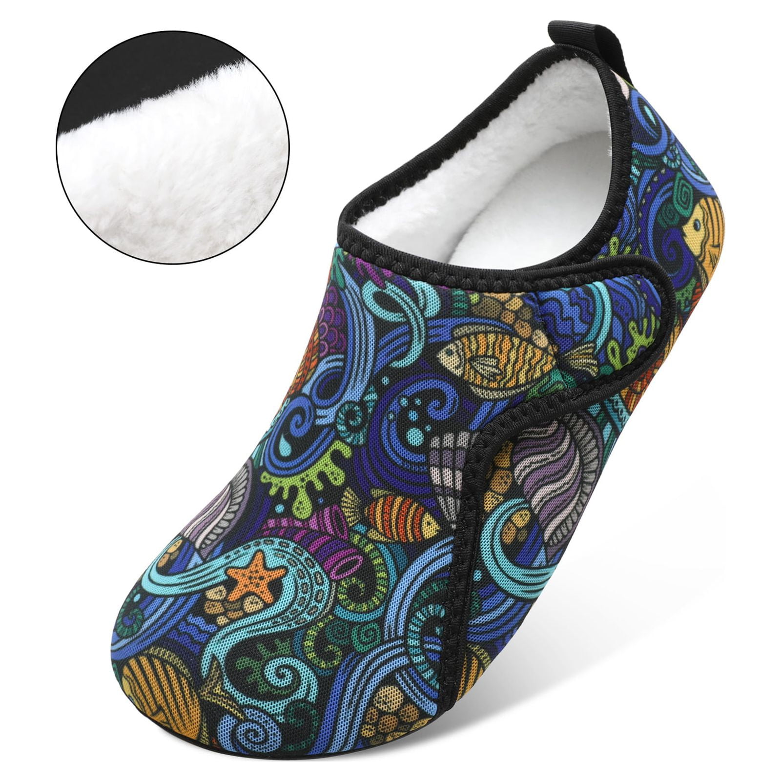 L-RUN Women's Cozy Slippers Indoor Outdoor Fuzzy House Shoes for Men ...