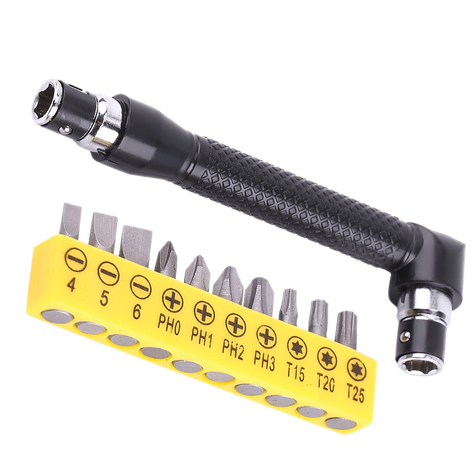 L Shape 1/4 Inch Hex Socket Wrench Double Head with Various Screwdriver ...