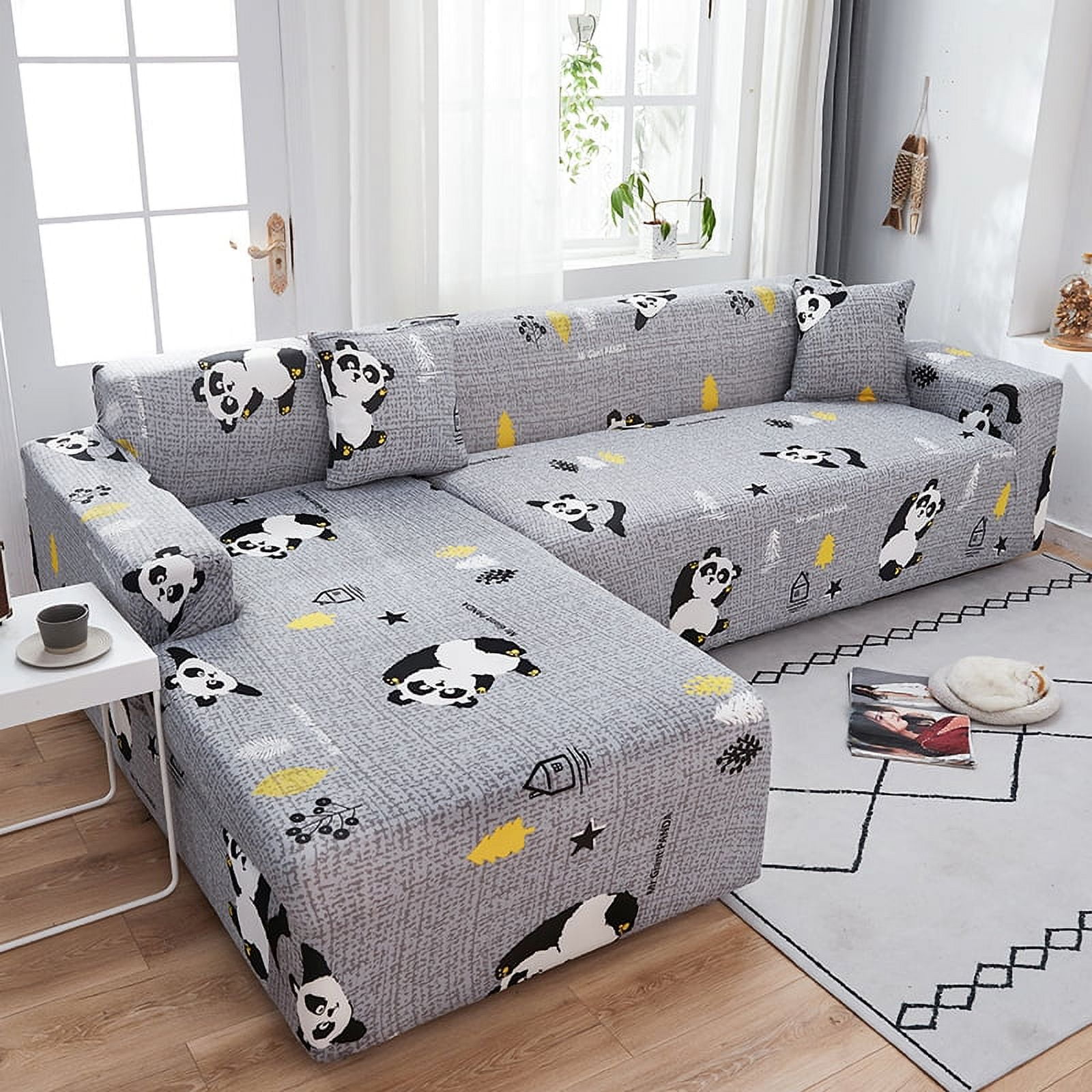 L Shape Corner Couch For Sofa Cover Elastic Couch Cover For Sofa High ...