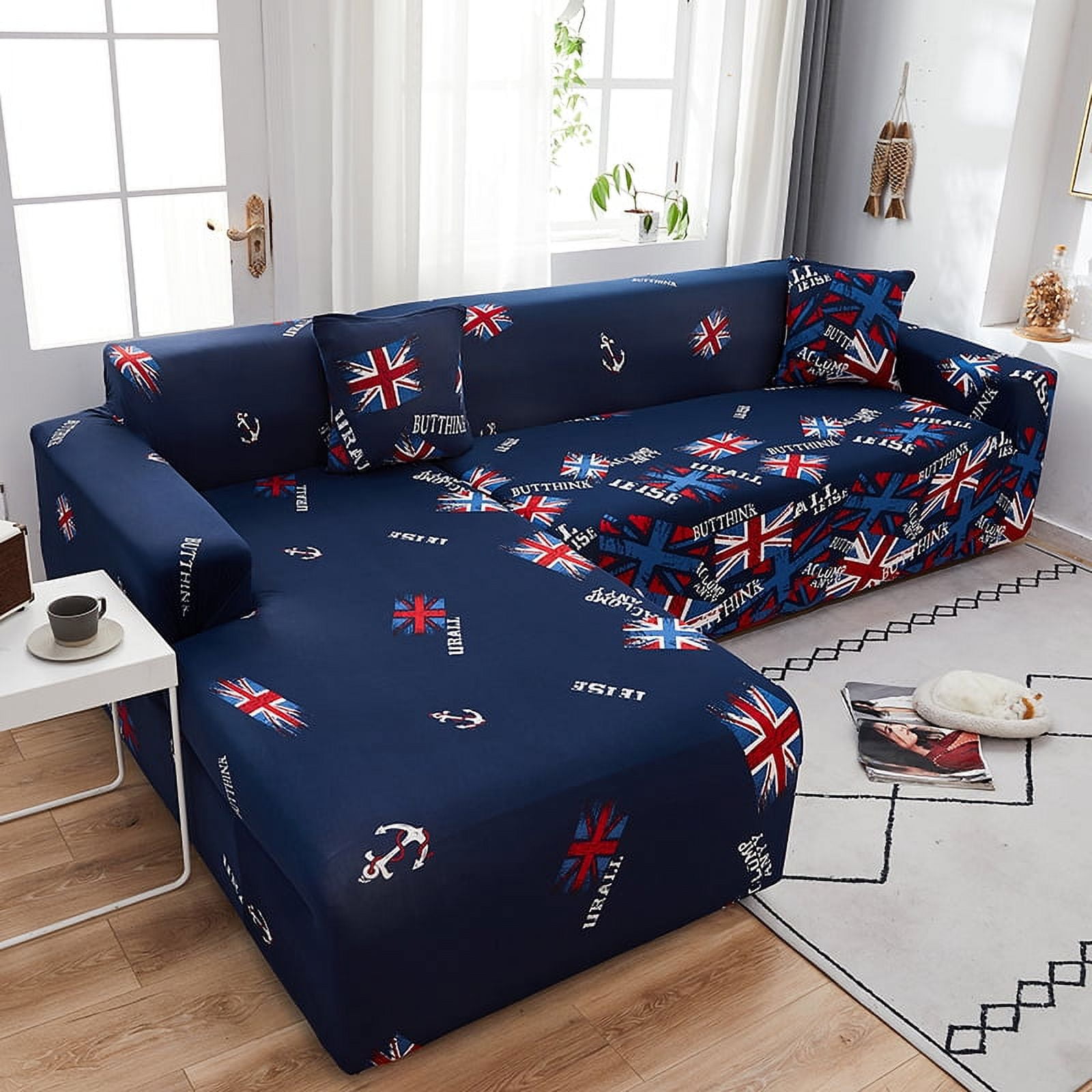 L Shape Corner Couch For Sofa Cover Elastic Couch Cover For Sofa High ...