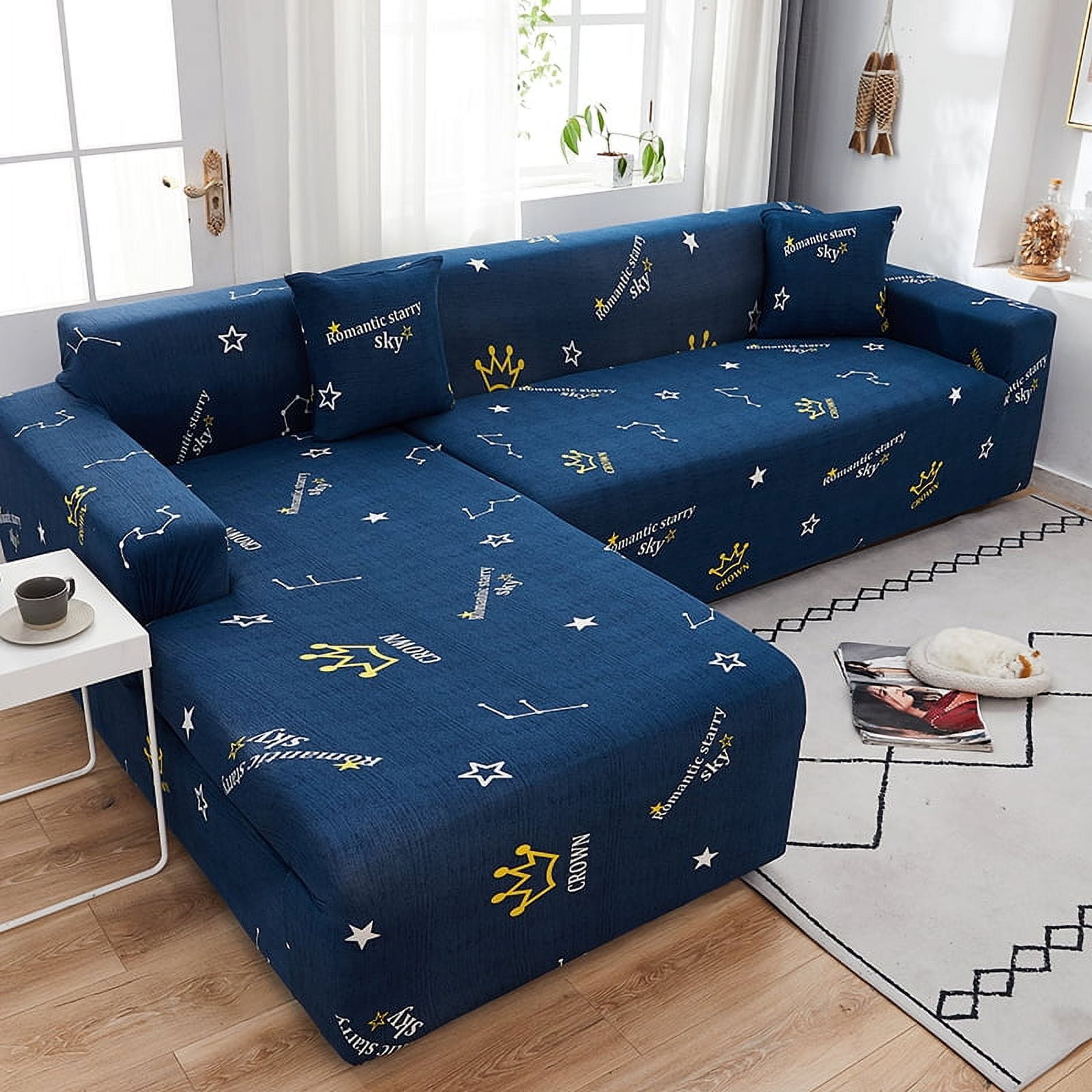 L Shape Corner Couch For Sofa Cover Elastic Couch Cover For Sofa High ...