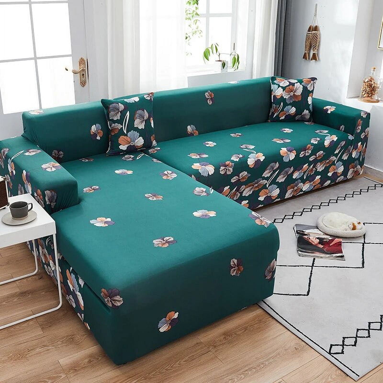 L Shape Corner Couch For Sofa Cover Elastic Couch Cover For Sofa High ...