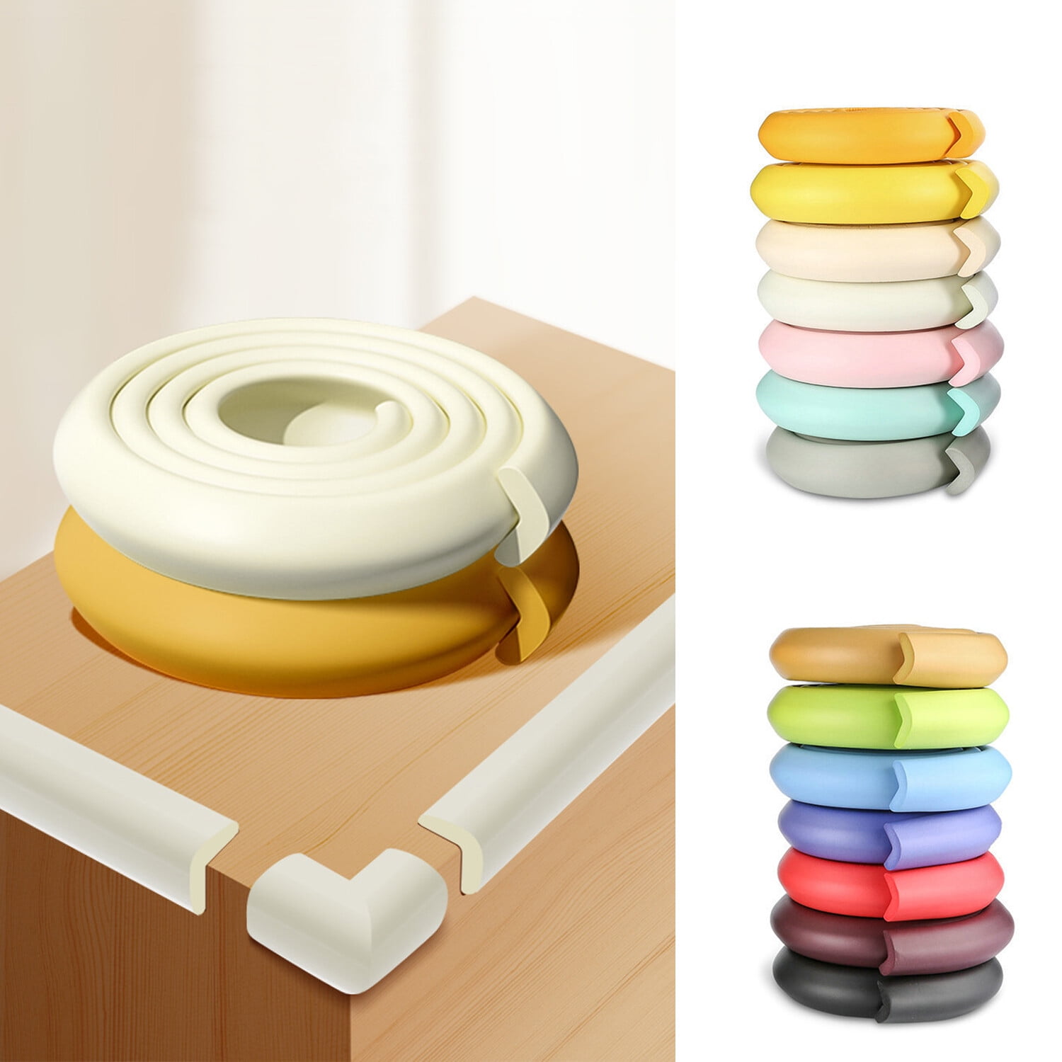 L Shape Extra Thick Furniture Corner Table Edge Protectors Foam Baby ...