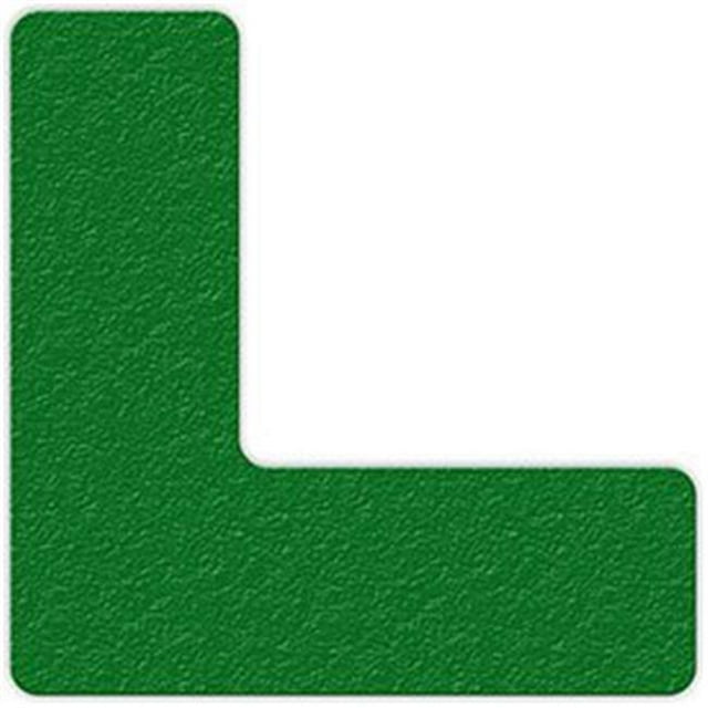 L Shape Floor Marking Tape, Green - Pack of 25 - Walmart.com