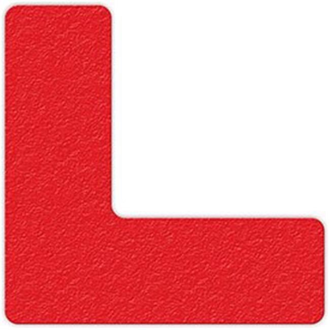 L Shape Floor Marking Tape, Red - Pack of 25 - Walmart.com