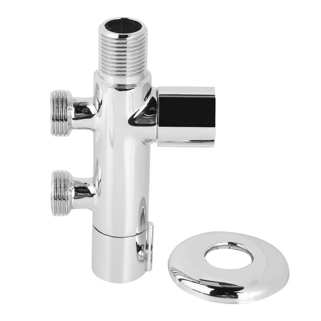L-Shape G1/2 Double Switch Outlet Valve for Toilet Angular Brass Bidet ...