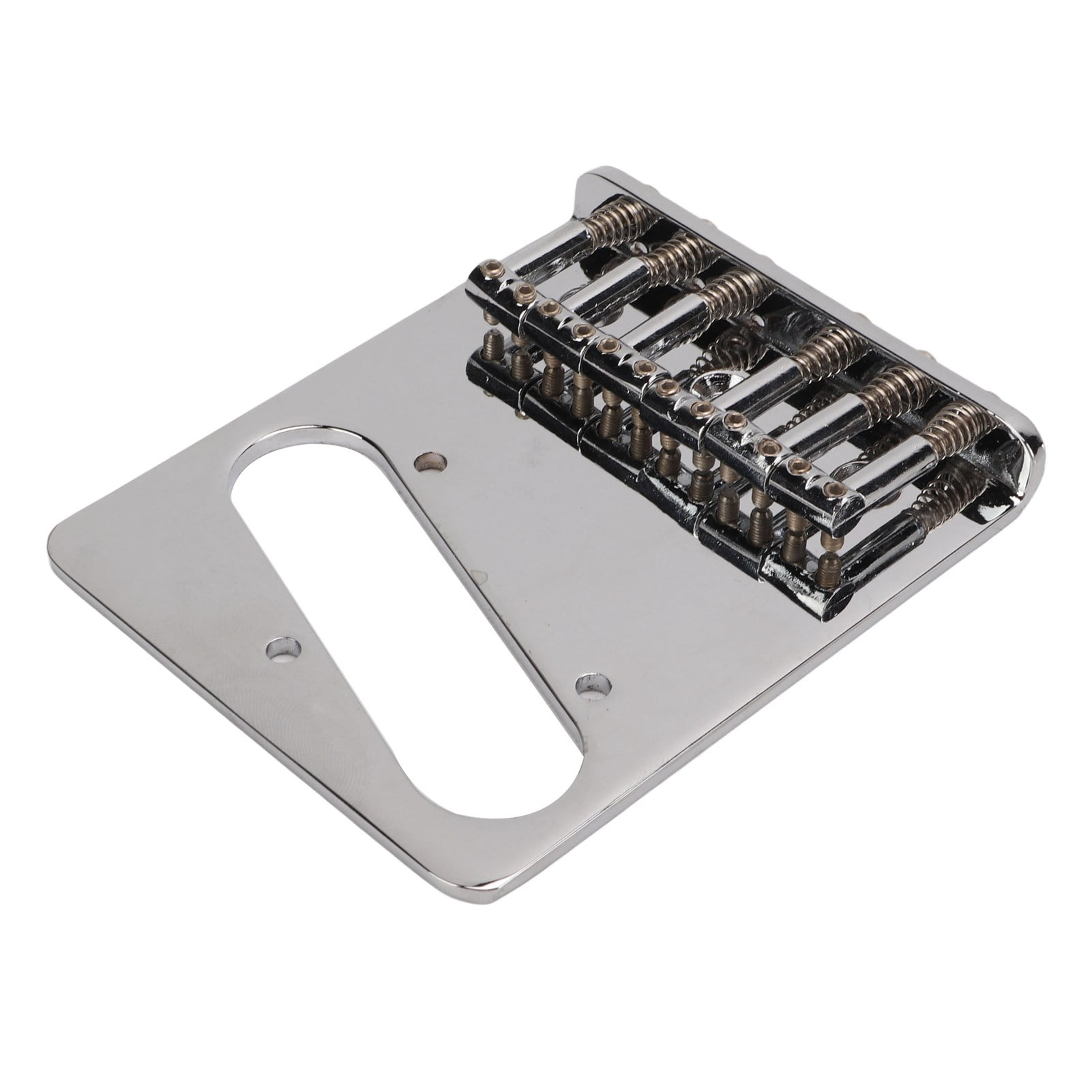 L Shape Guitar Bridge Replacement 6 Saddle Fixing String Pull Plate for ...
