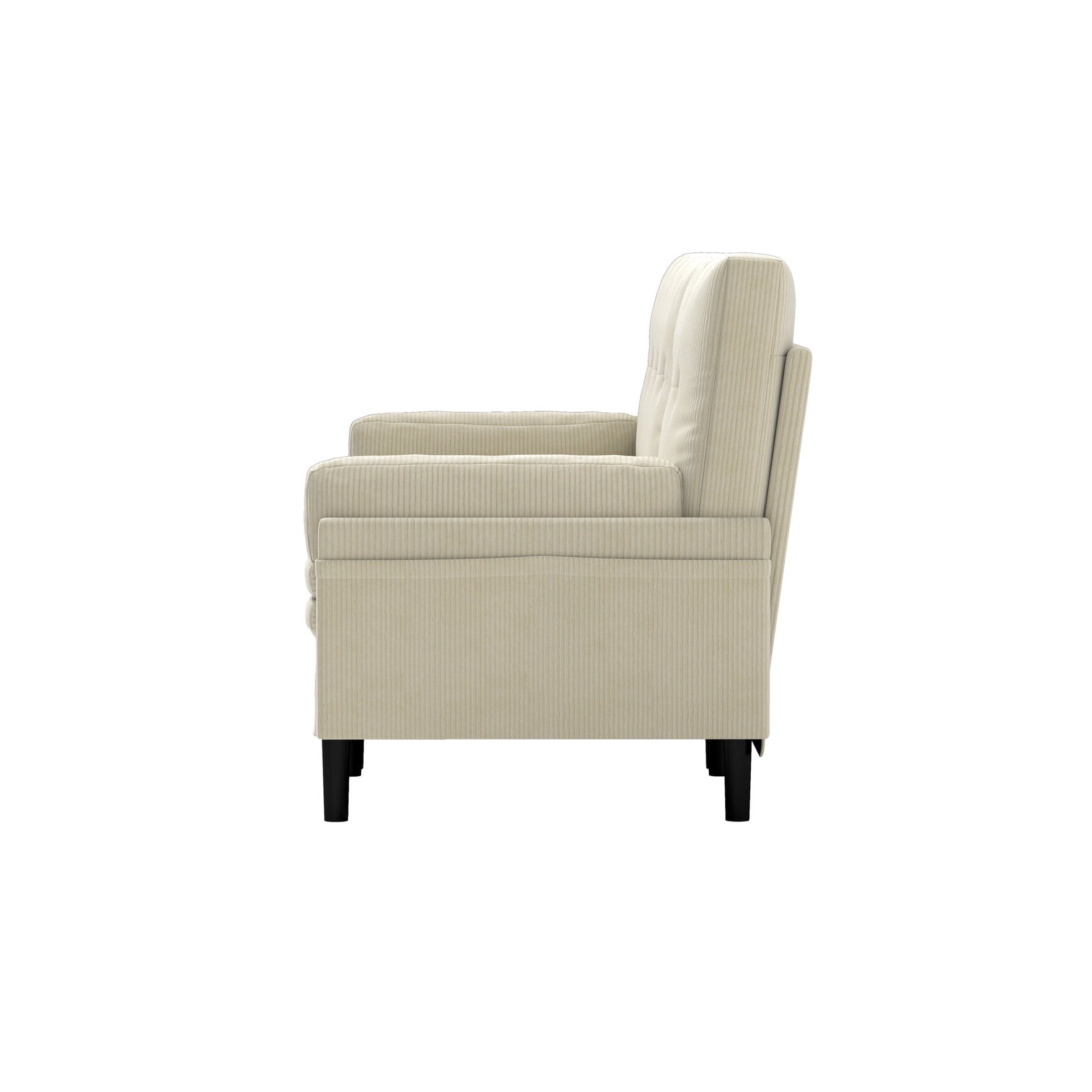 L-Shape Ivory Sofa / For Various Seating Positions / Ergonomic Design ...