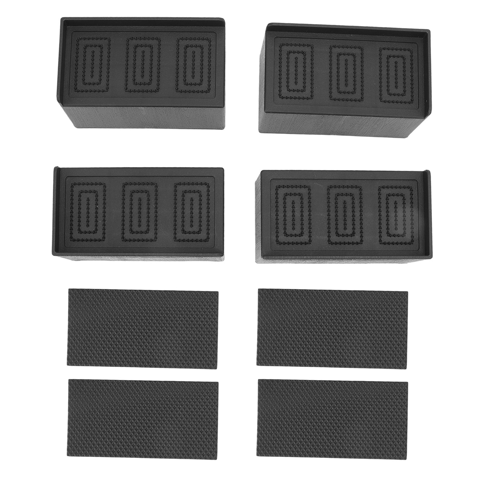 L Shape Rectangular Furniture Risers Rubber Stackable Sofa Risers for ...
