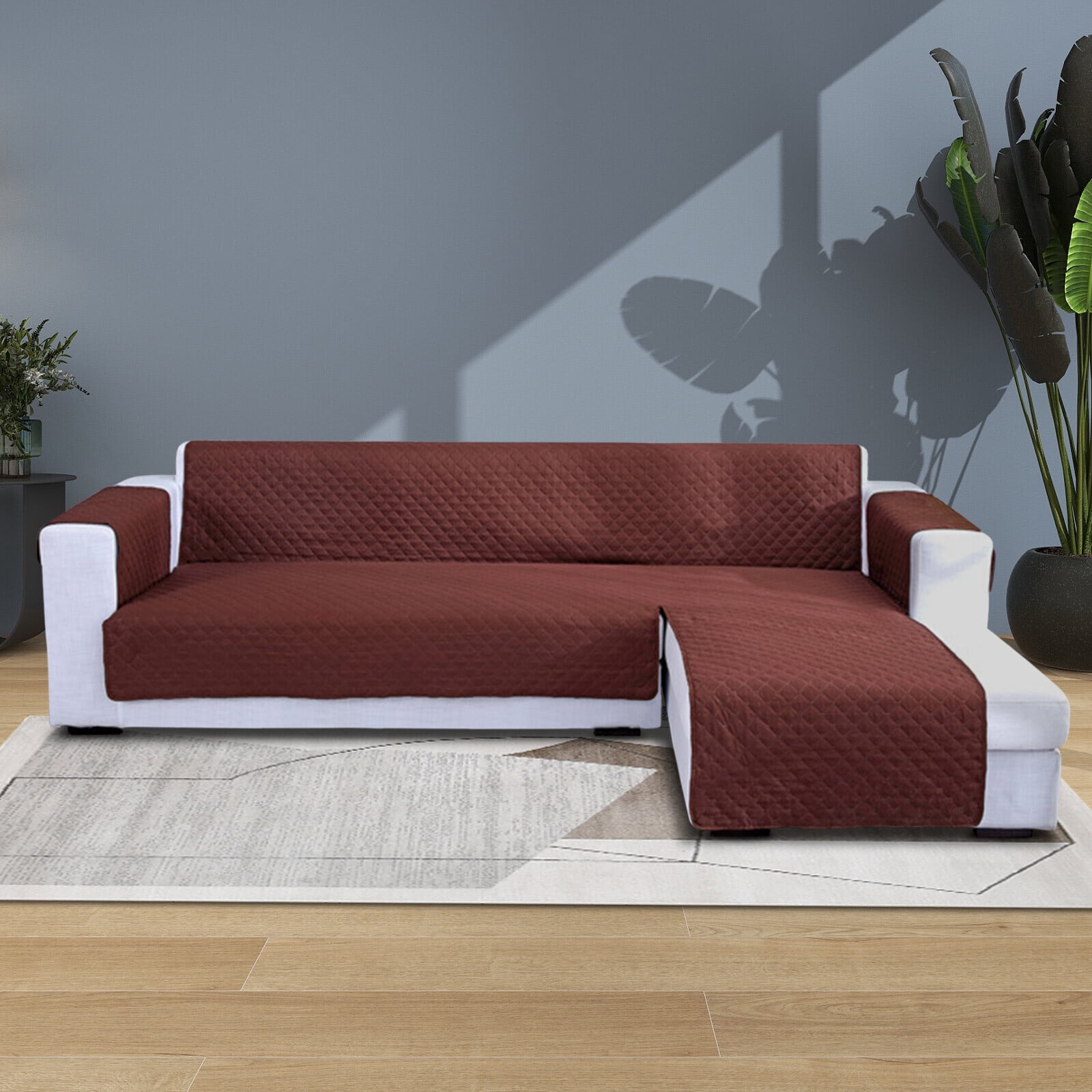L Shape Sofa Couch Cover Wear-Resistant Waterproof Sofa Cushion Cover ...