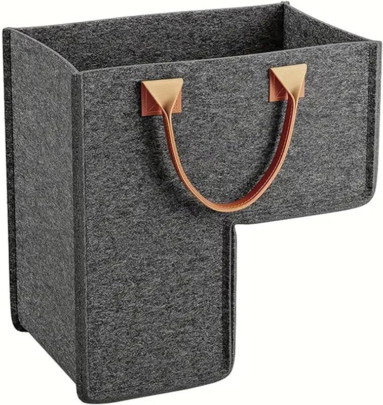 L Shape Stair Basket, Staircase Baskets for Carpeted and Wooden Stairs ...