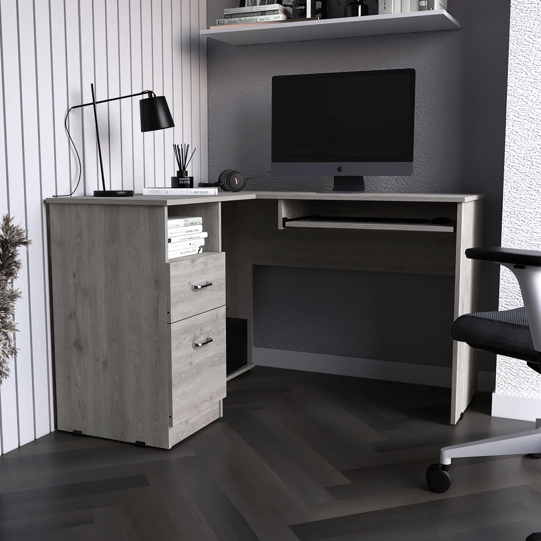 L - Shape Surface - Legroom Space - Personal Work Area - High - Quality ...