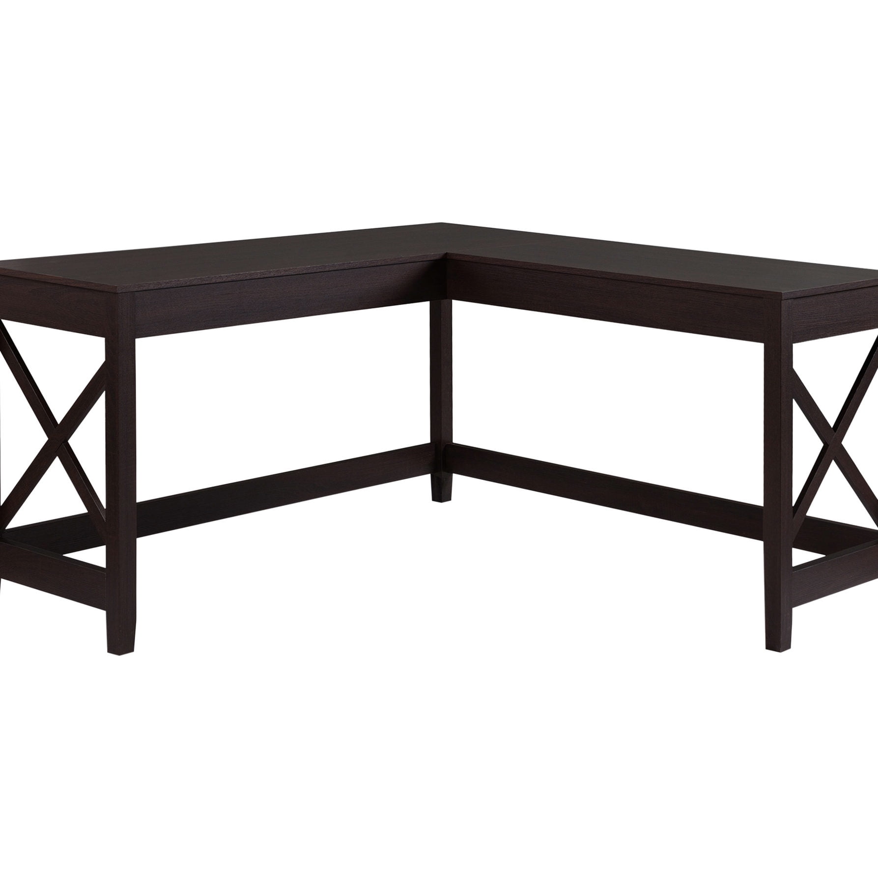 L - Shaped 57" Computer Table - Space - Saving for Home Setup - In Home ...
