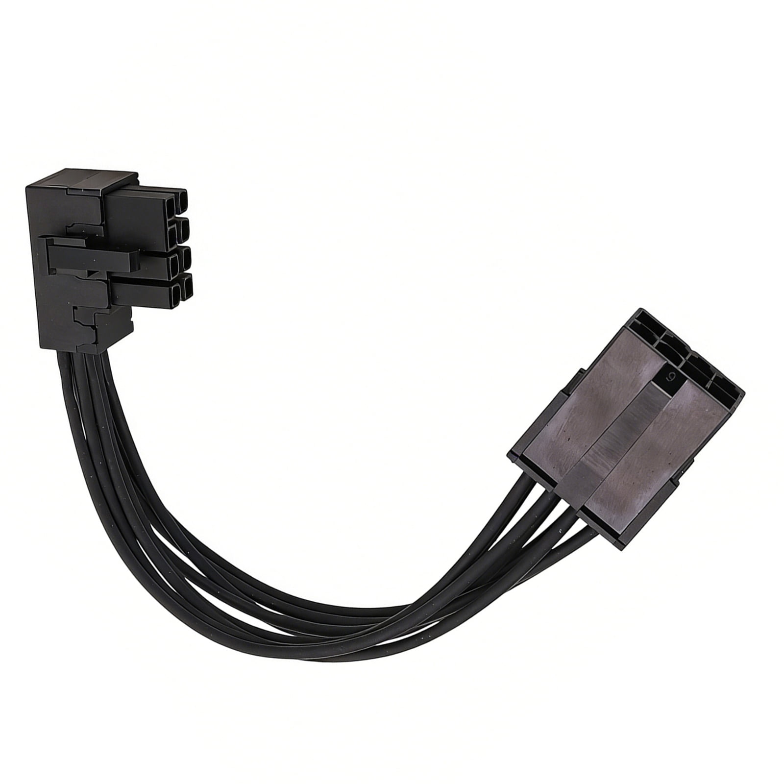 L Shaped 90 or 180 Degree Angled 8pin Graphics Card Power Cable for PC ...