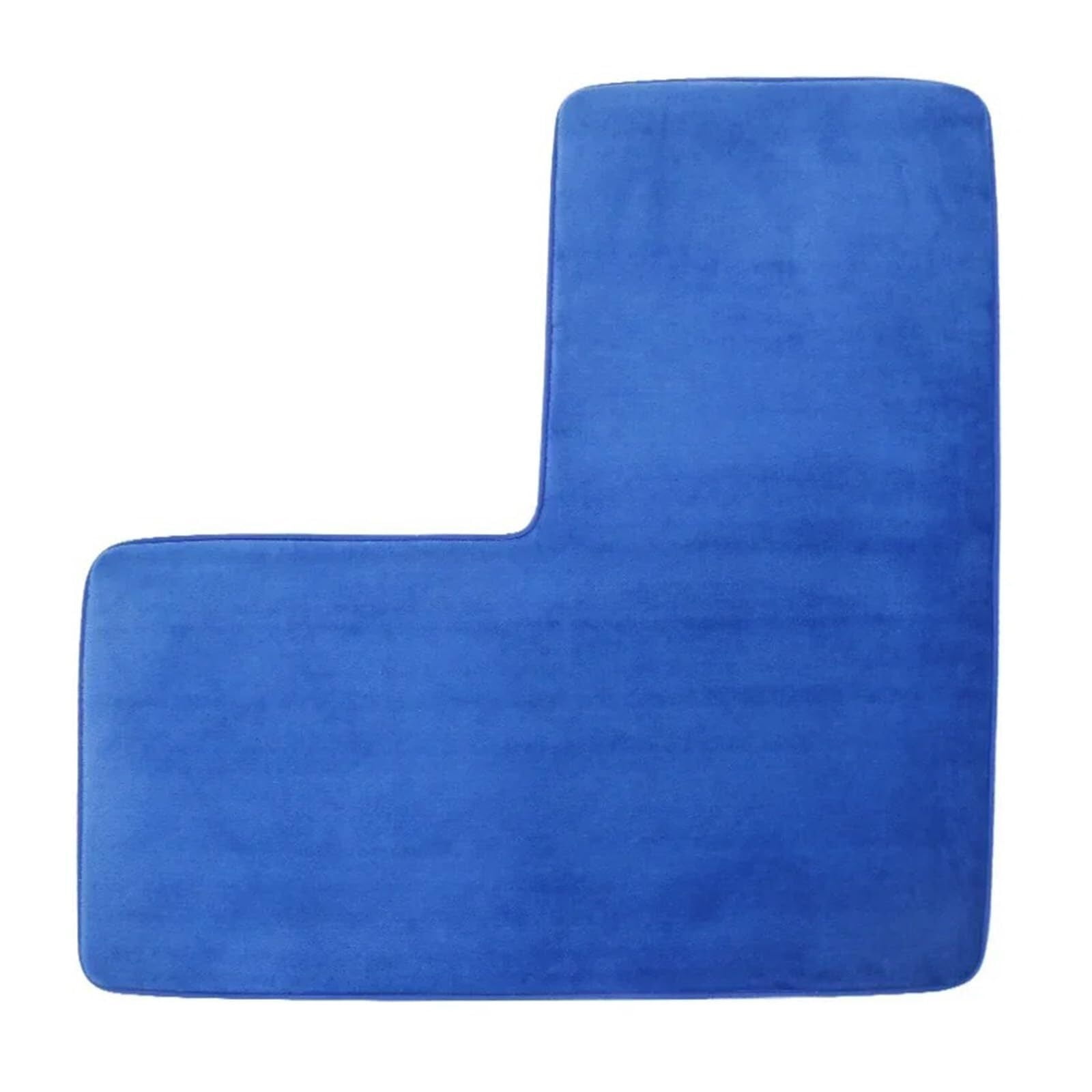 L-Shaped Bath Mat, Soft Absorbent Area Rug for Bathroom, Bedside, Sofa ...
