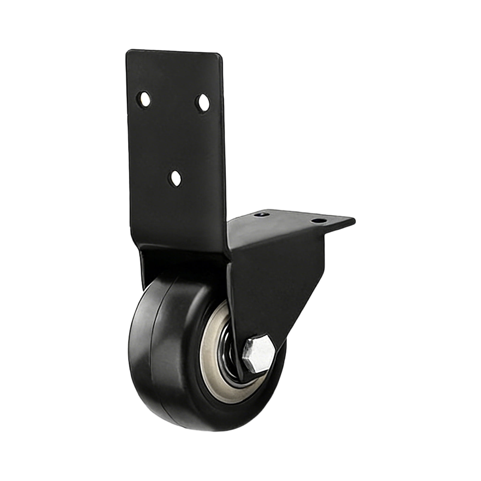 L Shaped Bracket Casters Rolling Wheel Cabinet Table Mounted Fixed ...
