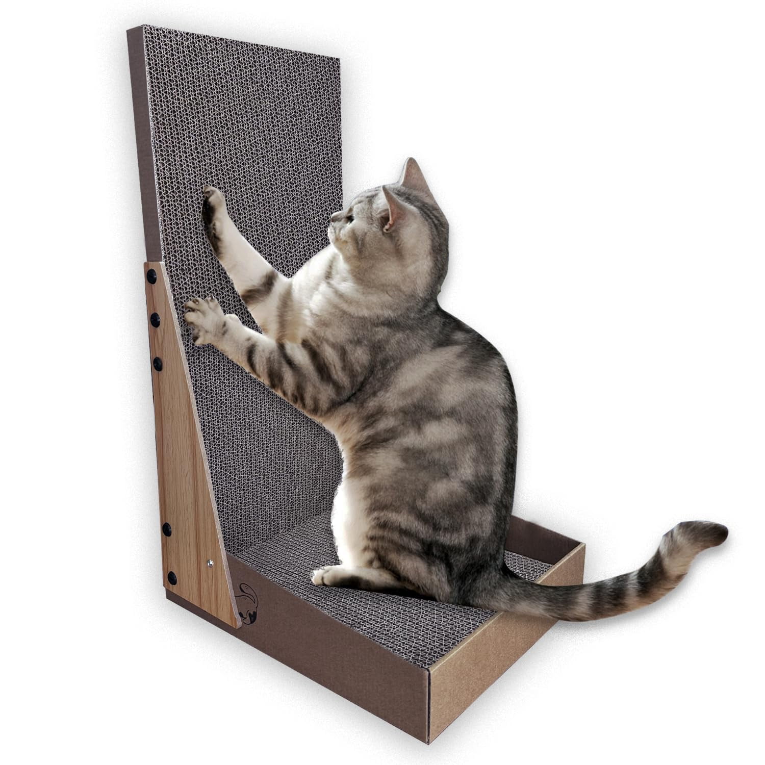 L Shaped Cat Scratching Pad, Vertical Cat Scratcher for Indoor Cats, L ...