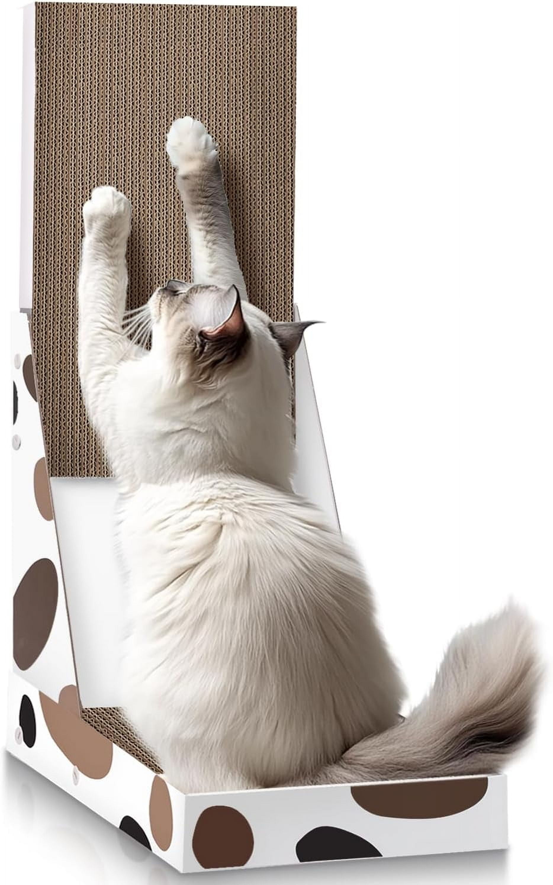 L-Shaped Cat Scratching Post, 25 Inch Cat Scratching Post for Indoor ...